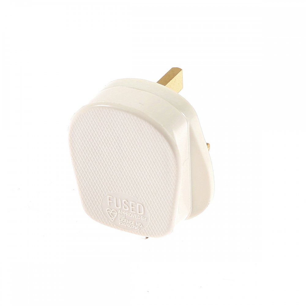 13 Amp Heavy Duty Plug - White