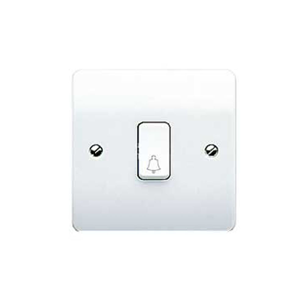 MK Switch 1 Gang 2 Way Single Pole Bell K4878BWHI