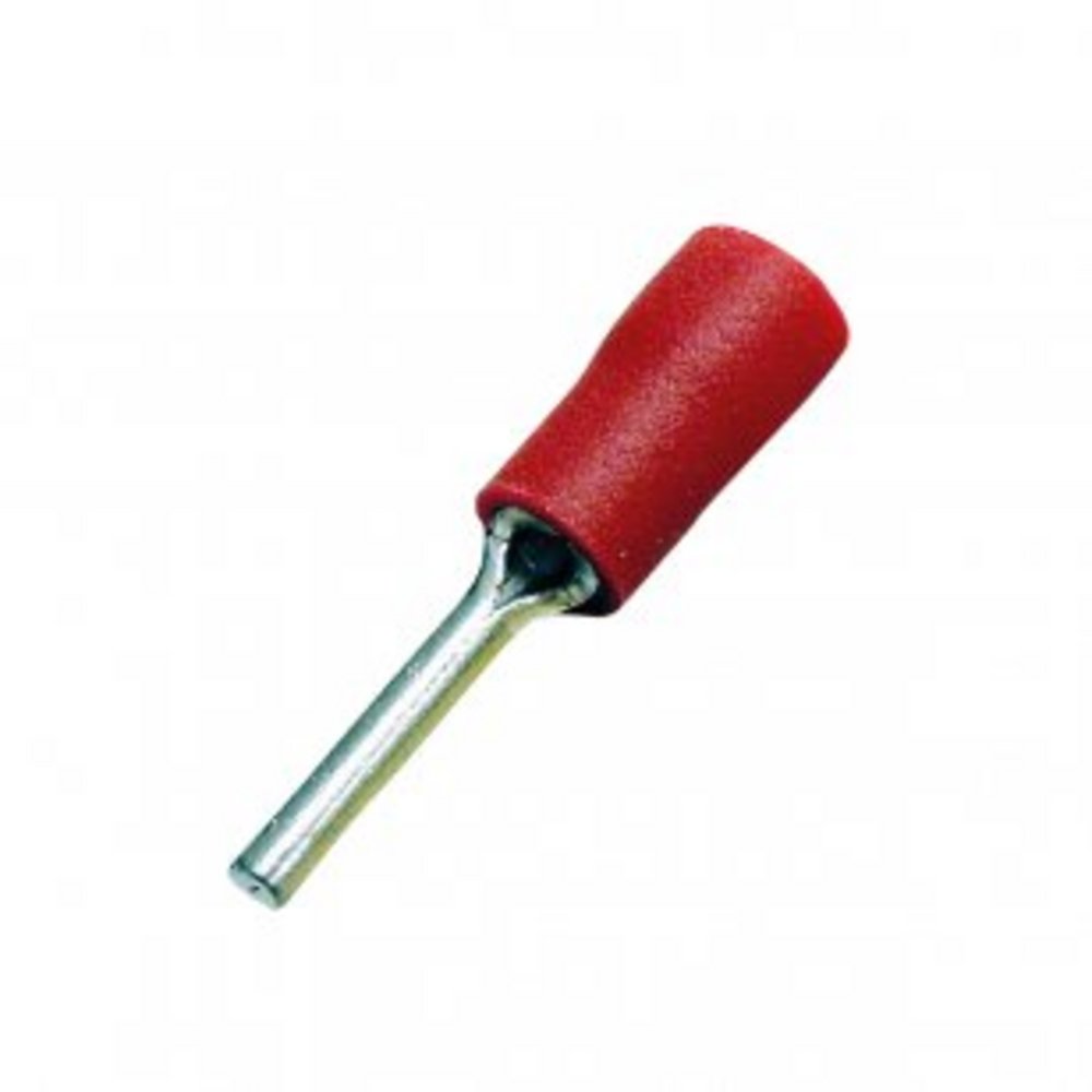 Crimp Terminal Pin (12.0mm) - Red [Pack of 100]