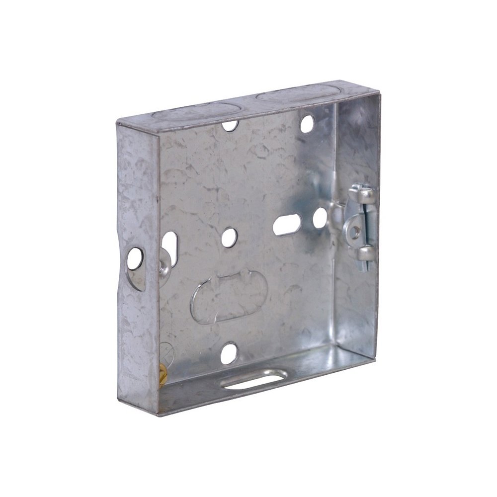 16mm 1 Gang Flush Metal Switch Box