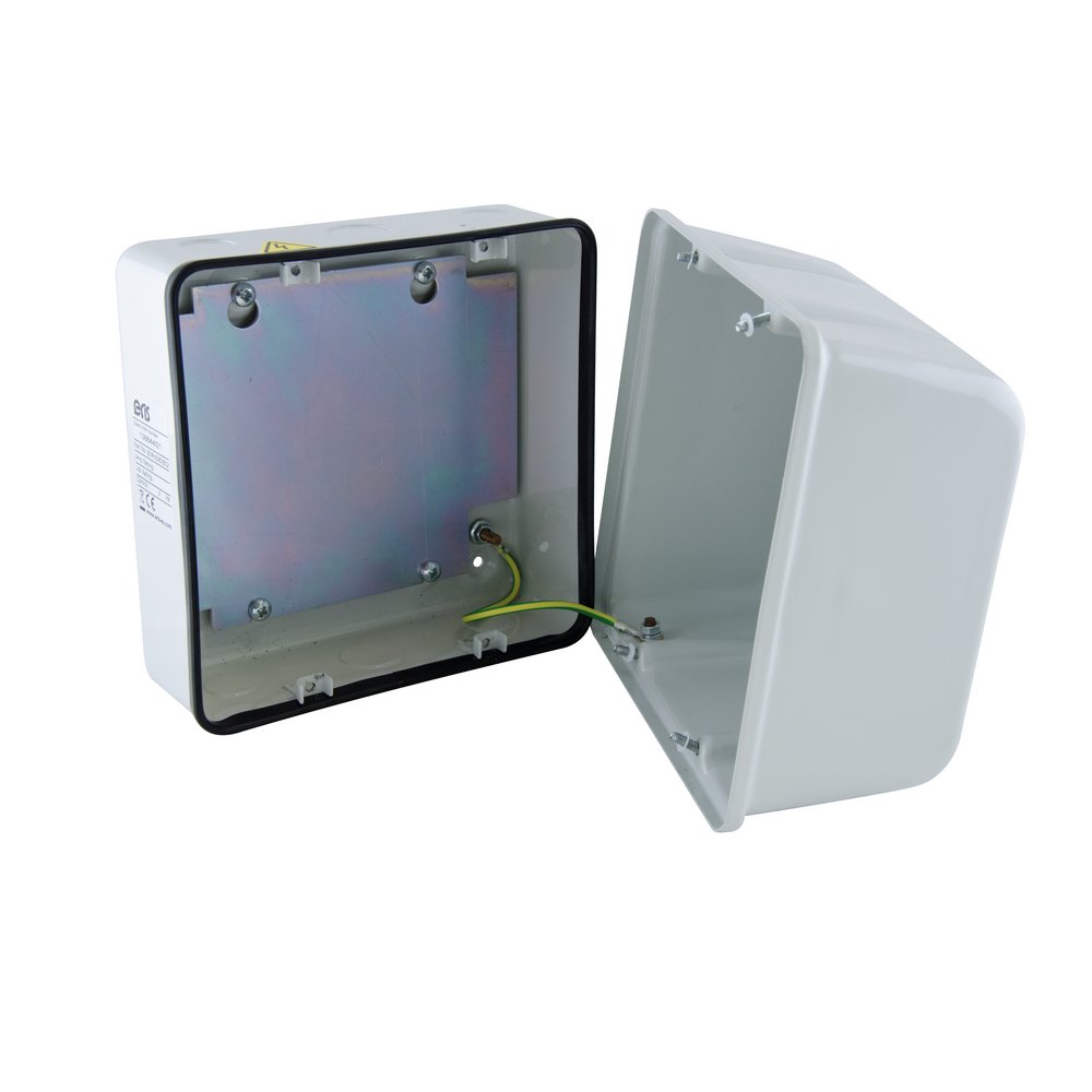 IP55 Steel Enclosure H184 X W184 X D149MM C/W Chassis Plate