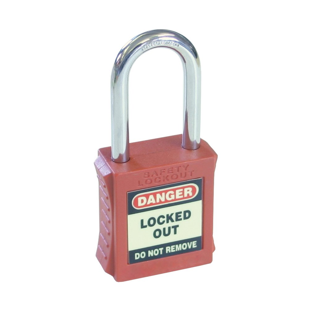 Safety Lockout Padlocks - Red (each)