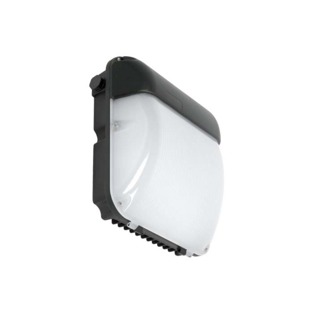 Bronx Slim LED Wall Pack, 30W, 2425lm, 4000K, IP65, Black, PE Cell