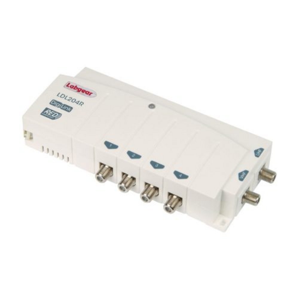Labgear 4 Way Mains Powered DigiLink Amplifier