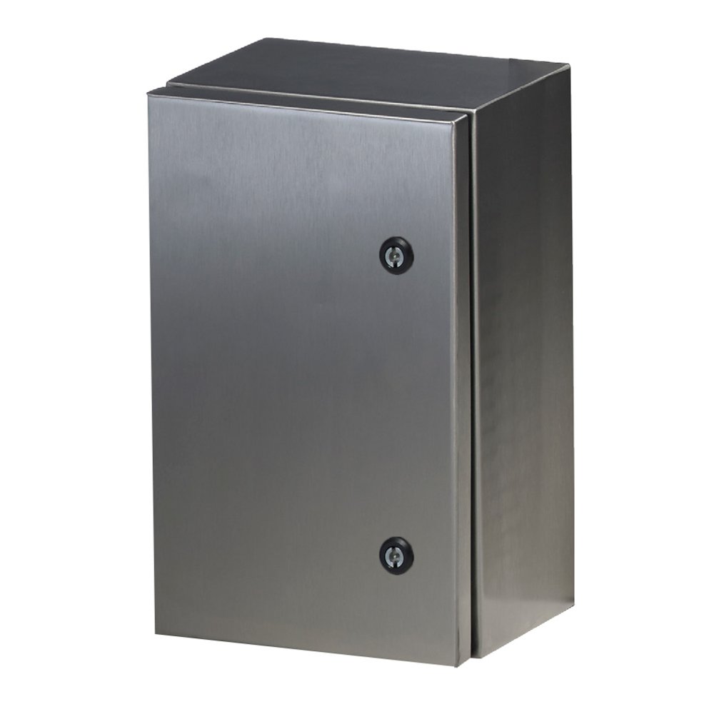 Epoxy Coated Steel Enclosure with Backplate, 800mm x 600mm x 400mm ...