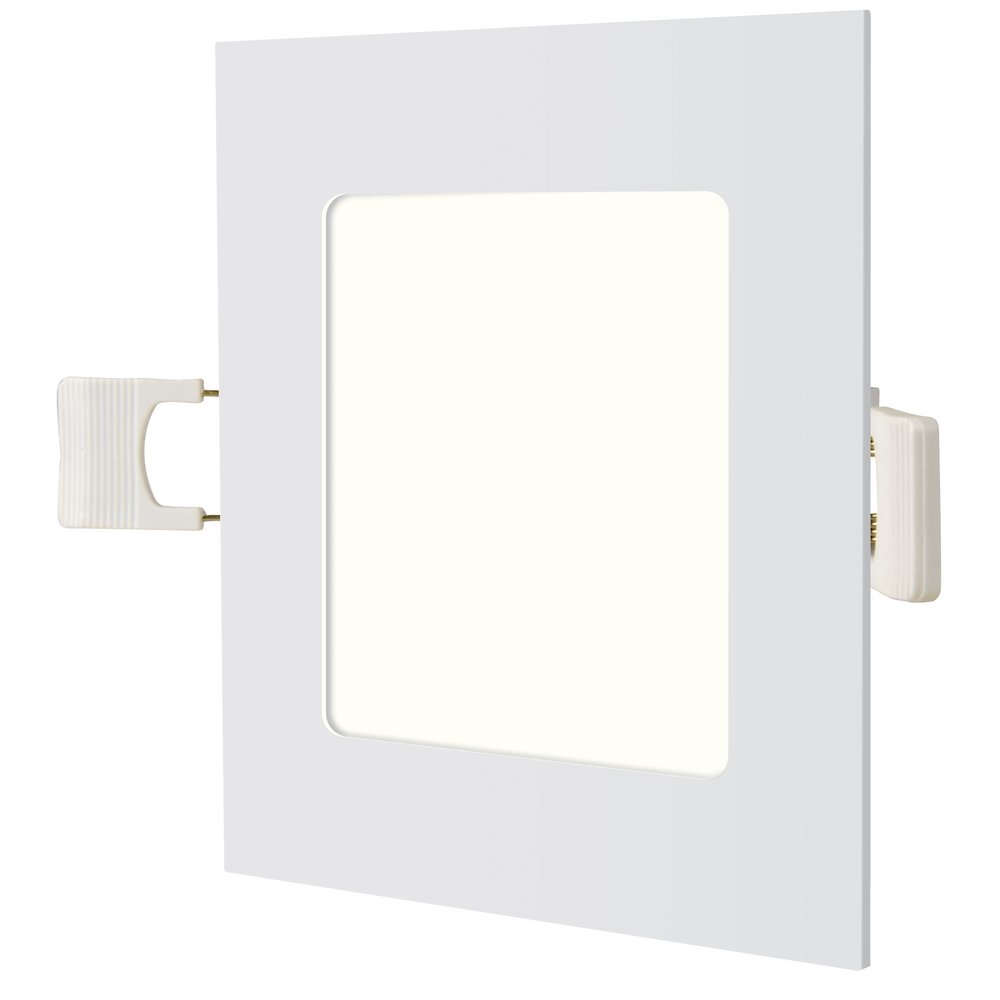 Panel Light Recessed Square 9Watt 3000K 550Lm 130mm Cutout - White