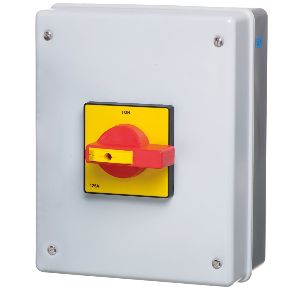 125A 4 Pole Metal Clad Enclosed Switch-Disconnector (IP54)