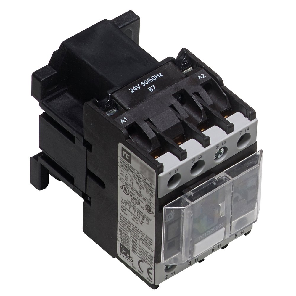 4kW 9A AC3 (25A AC1) 3 Pole Contactor 230V AC 1N/O Aux