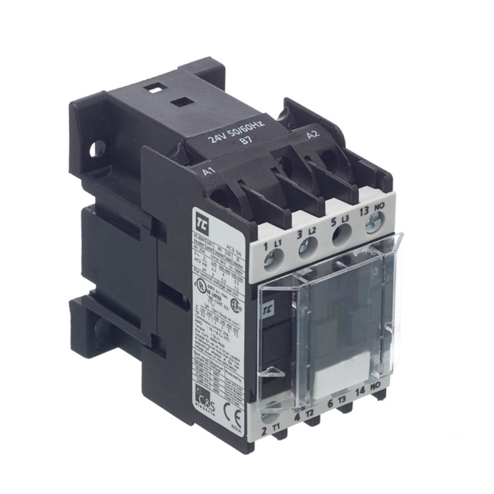 9kW 18A AC3 (32A AC1) 3 Pole Contactor 230V AC 1N/O Aux