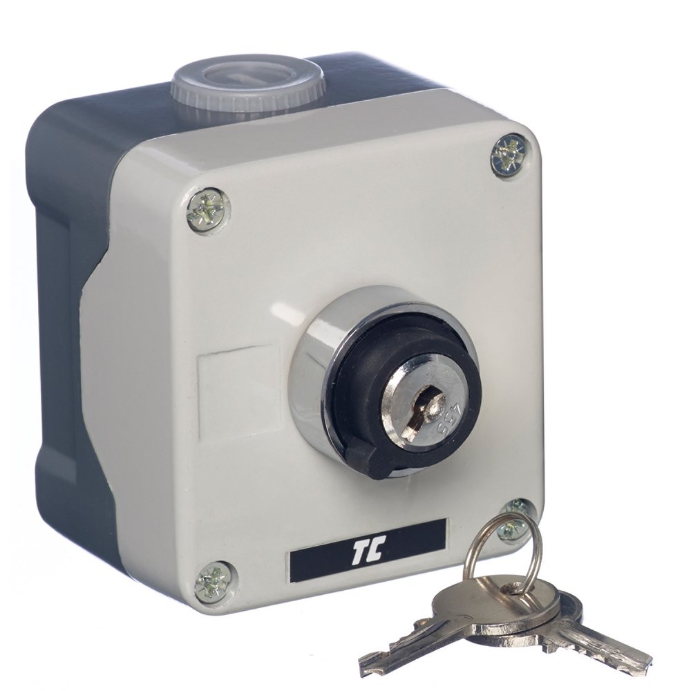 Metal Enclosed Emergency Stop Station (IP65) Key Release + 1N/C