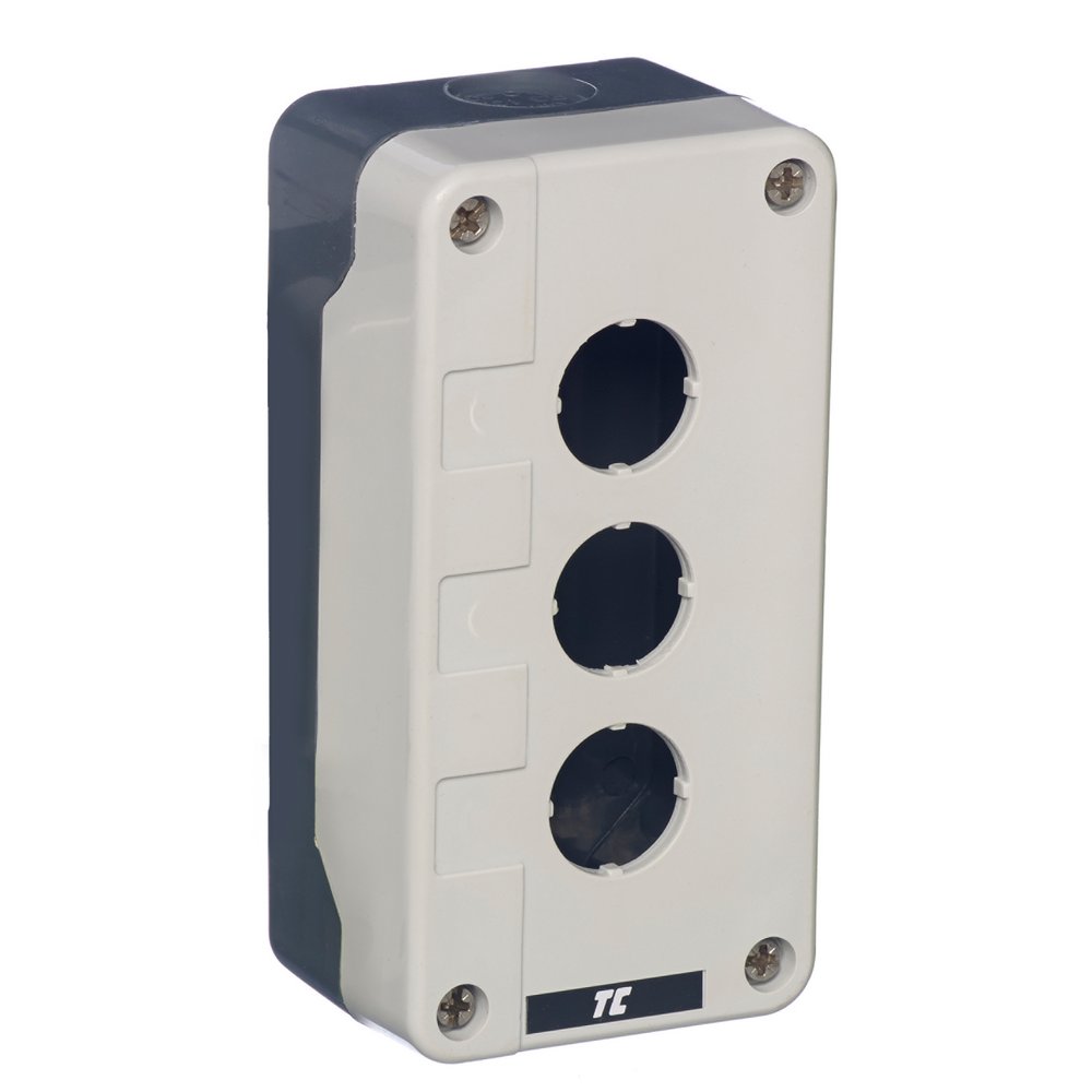 3 Hole Plastic Empty Control Station (IP65)
