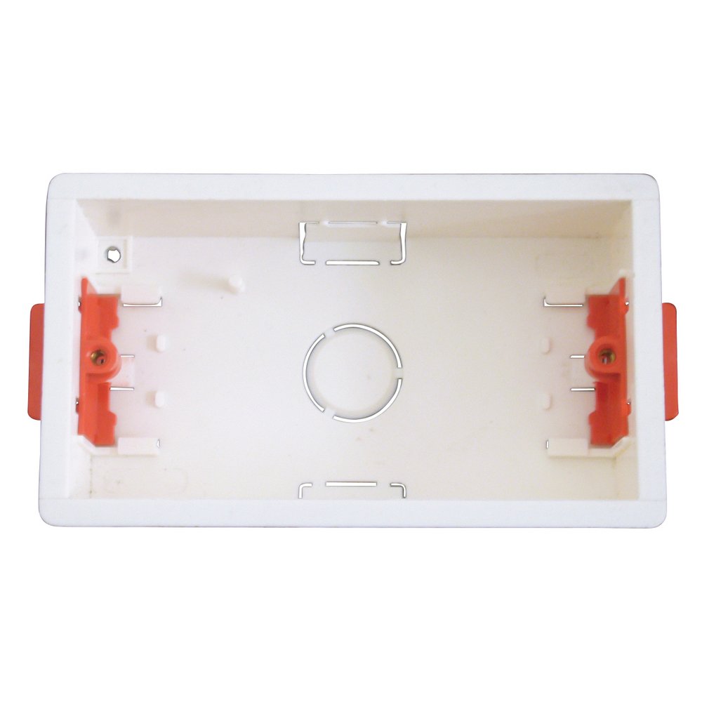 2 Gang 47mm Dry Lining Box White