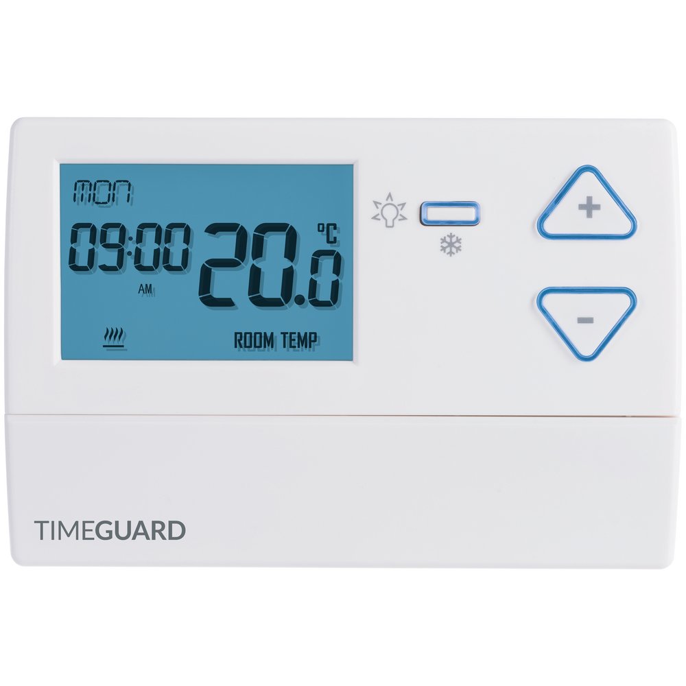 Wireless Programmable Room Thermostat, 7 Day, White