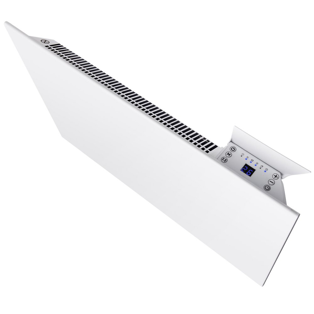 1.5kW Ultra Slim Electric Panel Heater with 24/7 Timer, 630 x 55 x ...