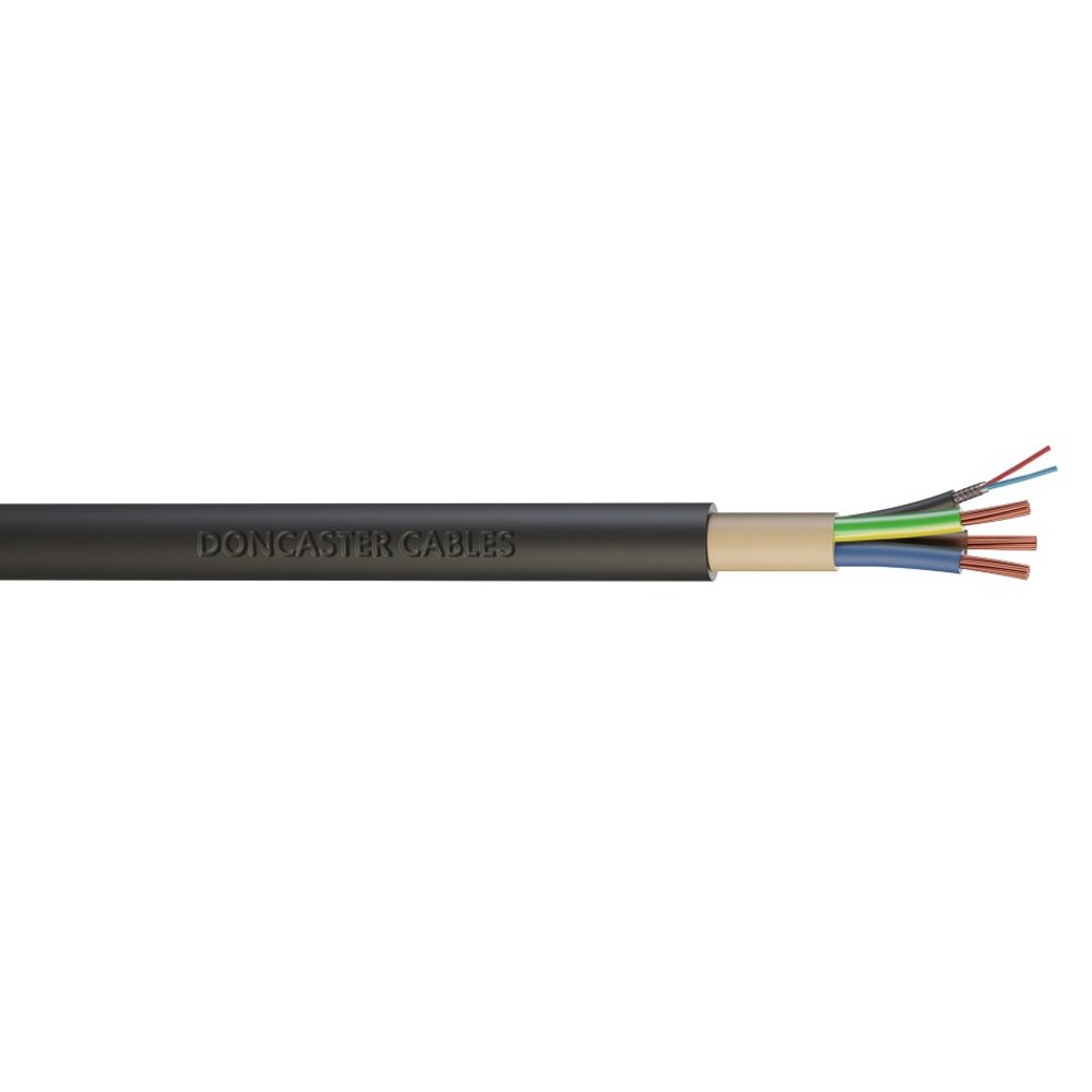 EV Ultra Cable, 6mm², 3 Core + Data, PVC, Black (Per 1 Mtr)