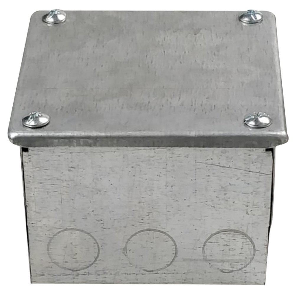 Metal Adaptable Box with Knockouts (4" x 4" x 3")