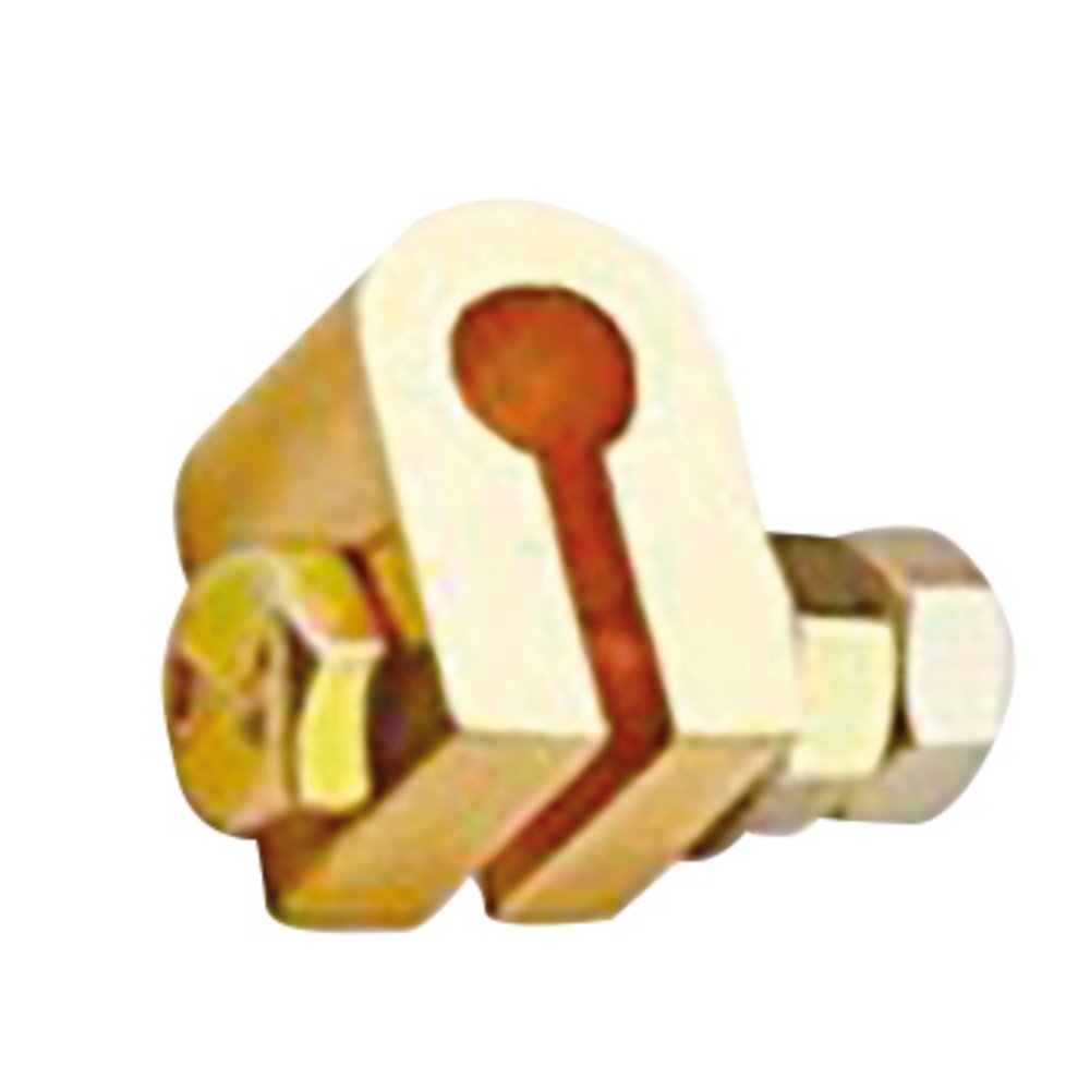 3/8" (9.5mm) Brass Earth Rod to Lug Clamp