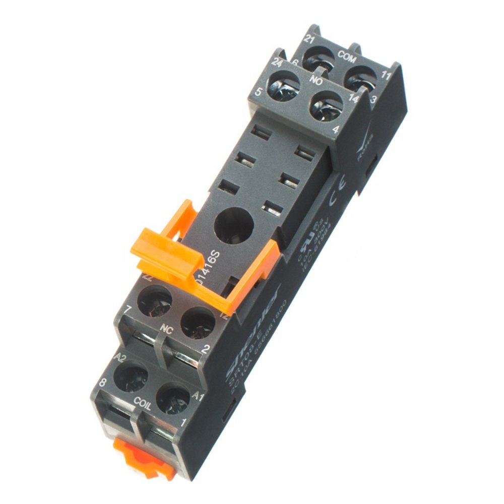 Relay DIN Rail Socket - 8 Pin - RFT Relay