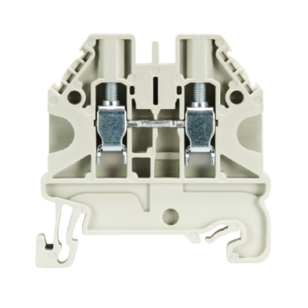 Feed Through DIN Rail Terminal, 4mm², 6mm, Grey