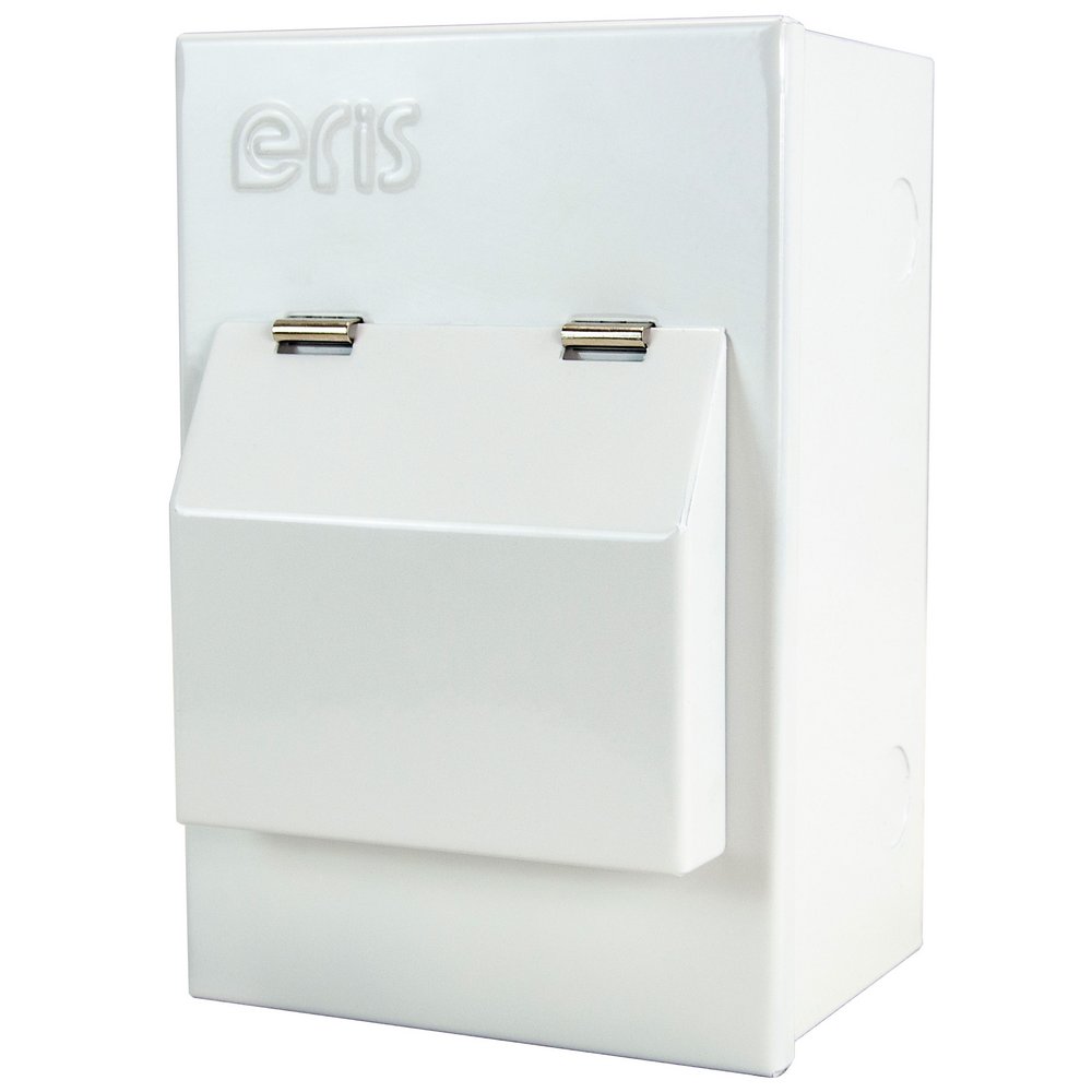 Metal Enclosure with DIN Rail, 184mm x 123mm x 108mm, 4 Module