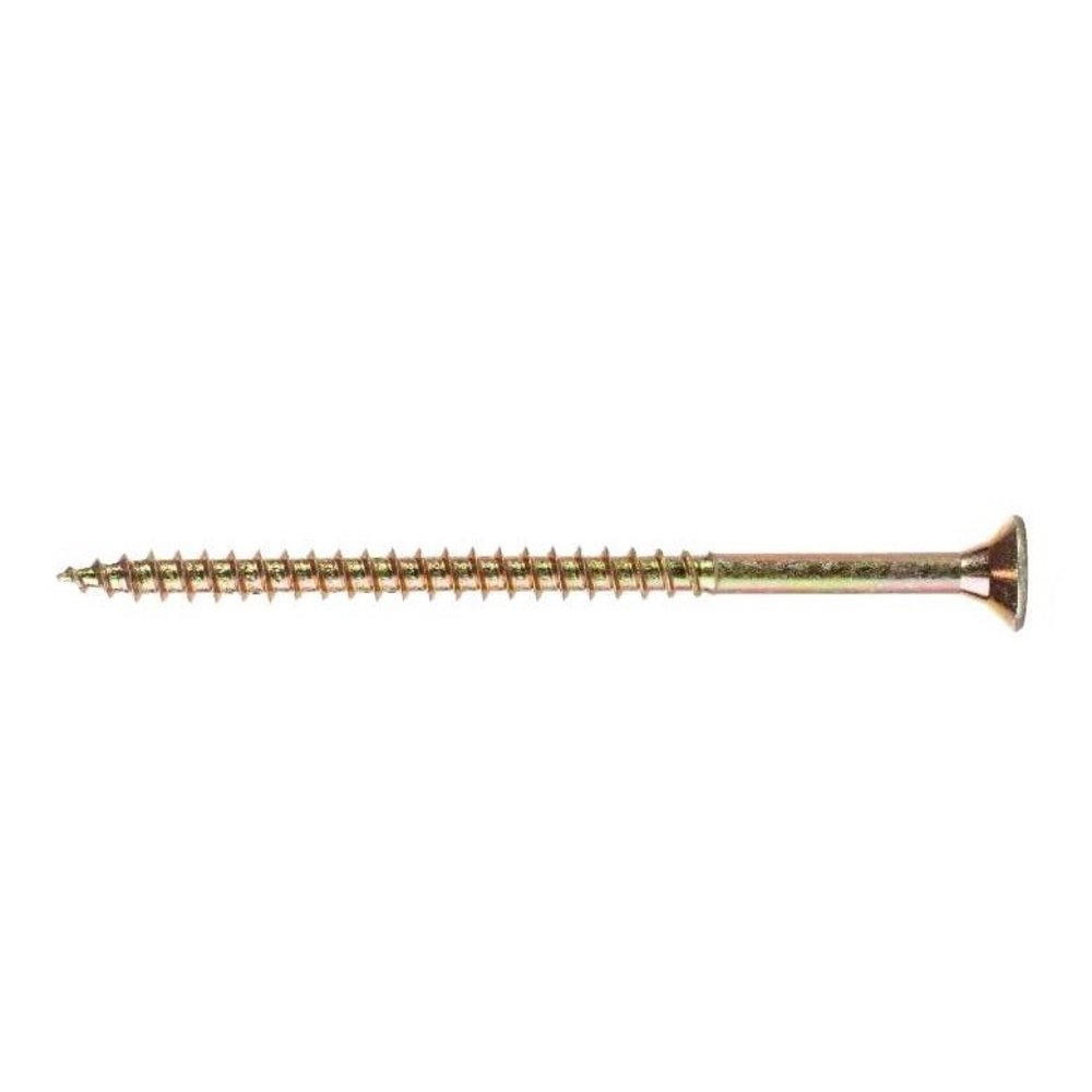 Twin Thread Countersunk Wood Screw, 4mm x 40mm, Pozi Drive [Pack of 200]