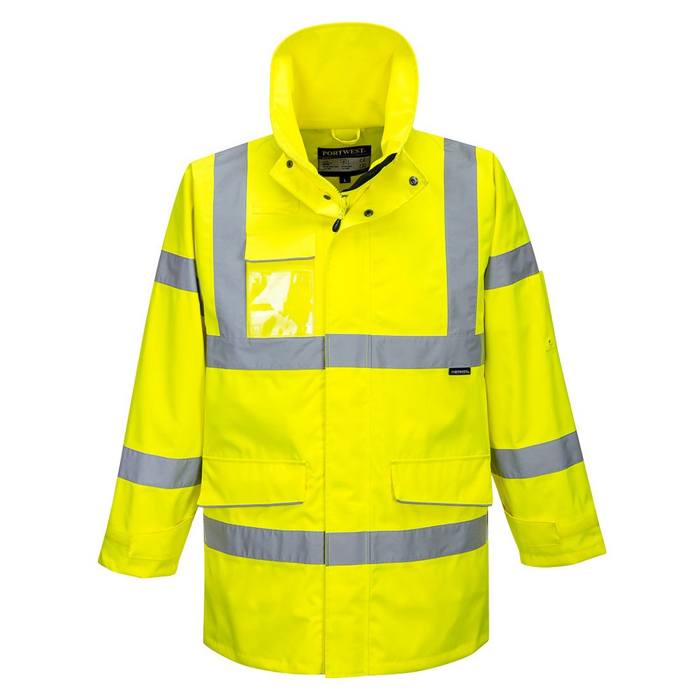 Extreme Parka Jacket, Polyester, Yellow, XX Large