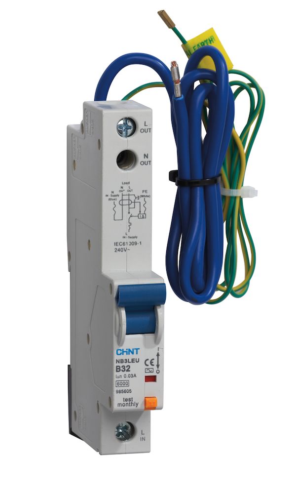 6A Single Pole Neutral 30mA RCBO Type B 6A Single Pole Neutral 30mA RCBO Type B