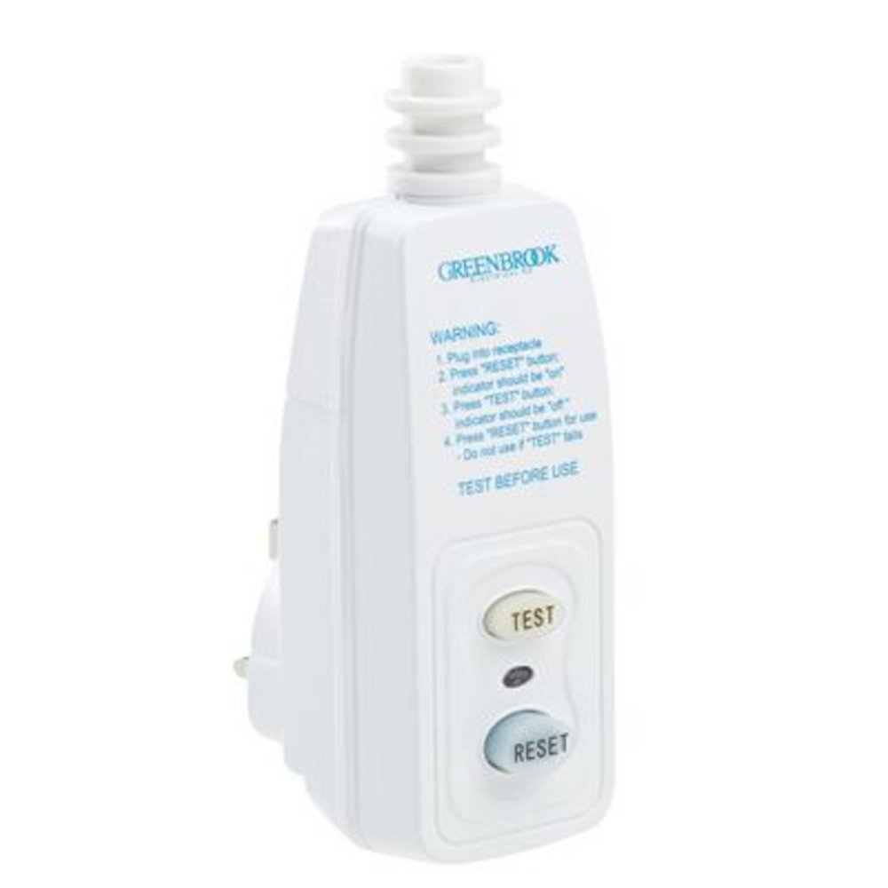 13A Safetysure RCD Plug, IP54, White
