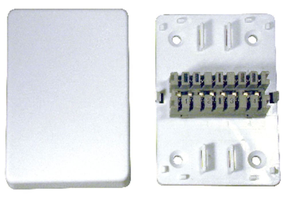 Network Cable Splice Box 2-Pack CAT6 IDC 8-Way Junction Box - Inline ...