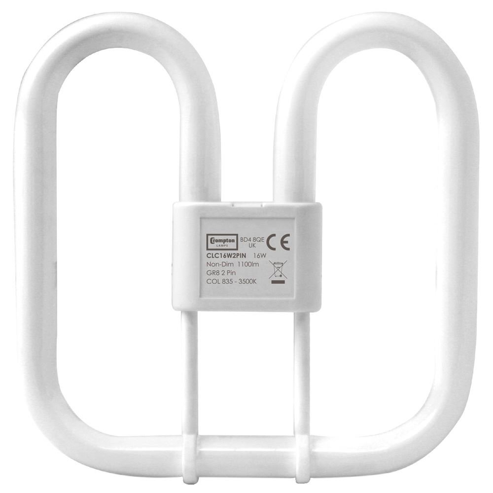 16W GR8 2 Pin 3500K Compact Fluorescent Lamp