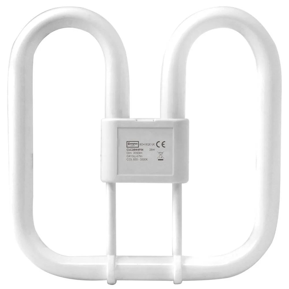 28W GR10q 4 Pin 3500K Compact Fluorescent Lamp
