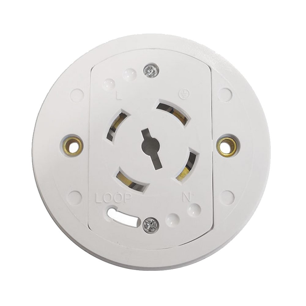 Pre-Wired Plug In Ceiling Rose, 6A, White