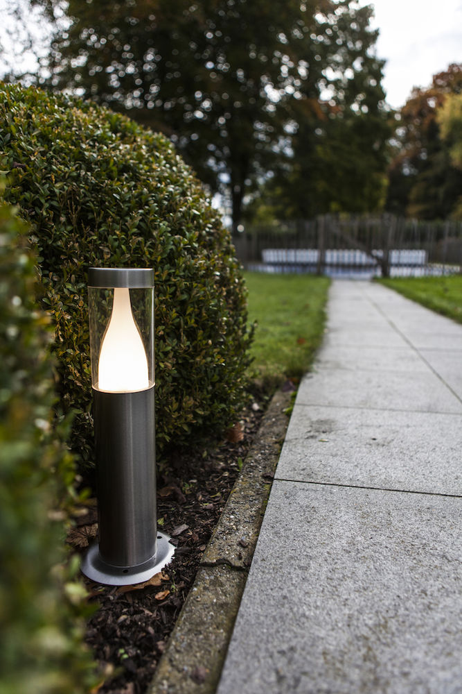 Virgo Integrated LED Bollard Light, Stainless Steel, 350lm, 3000K