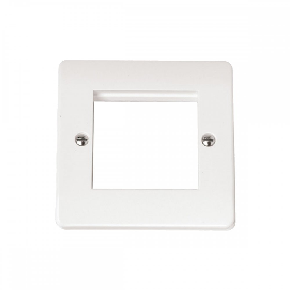 Click Mode 1 Gang 2 Euro Module Front Plate
