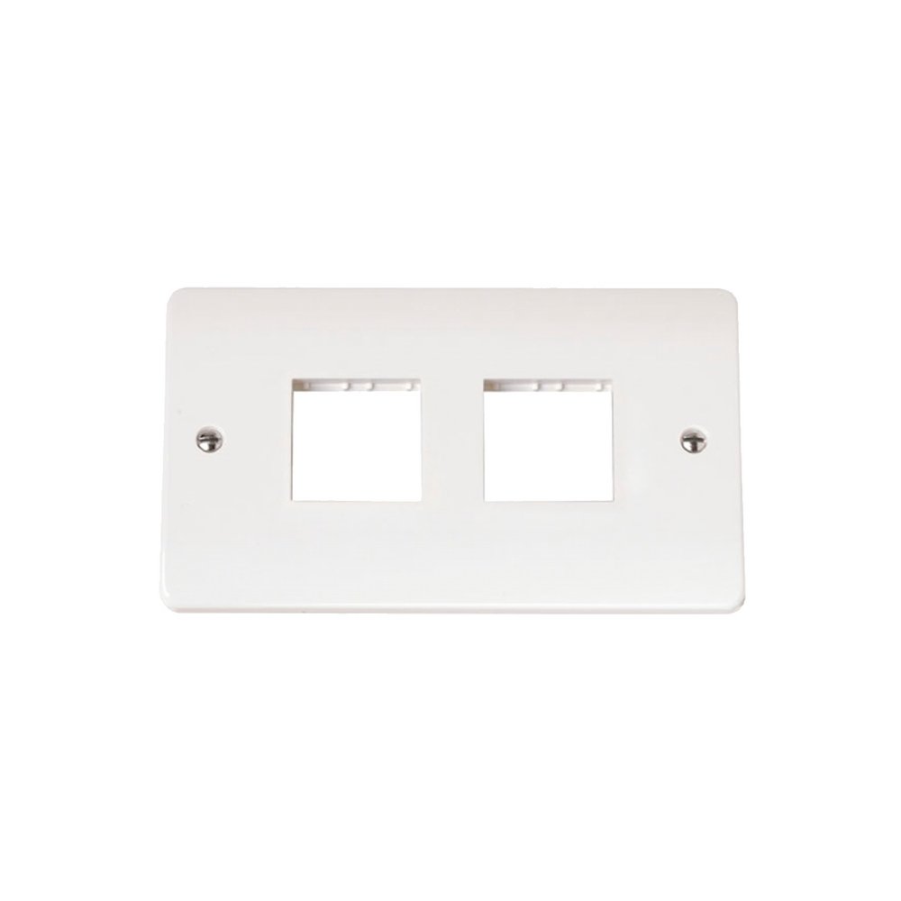 Click Mode 2 Gang 4 Module Minigrid Front Plate