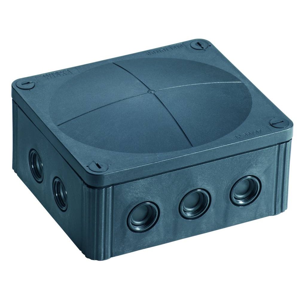 COMBI 1210/5 IP66/IP67 Junction Box - Black