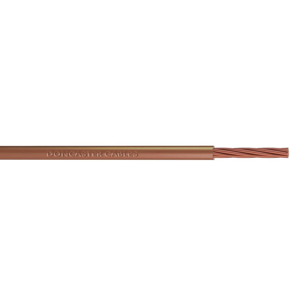 6491X Single Core Conduit Cable, 4mm², PVC, Brown (100m Drum)