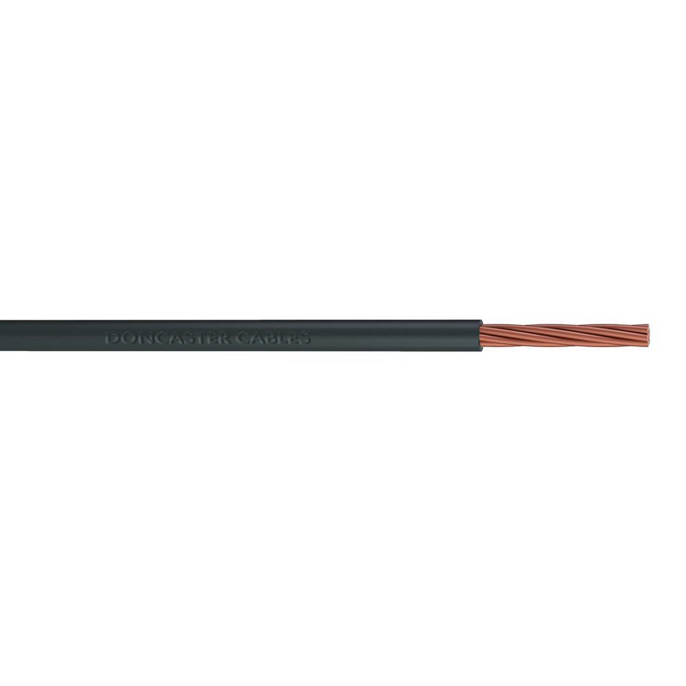 6491B Single Core Cable, 4mm², LSNH, Black (100m Drum)