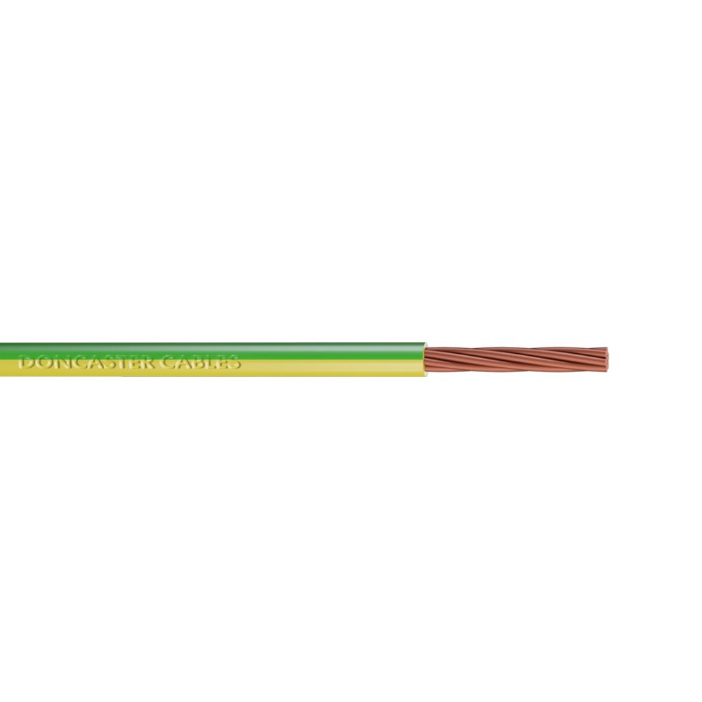 6491B Single Core Cable, 2.5mm², LSNH, Green / Yellow (100m Drum)