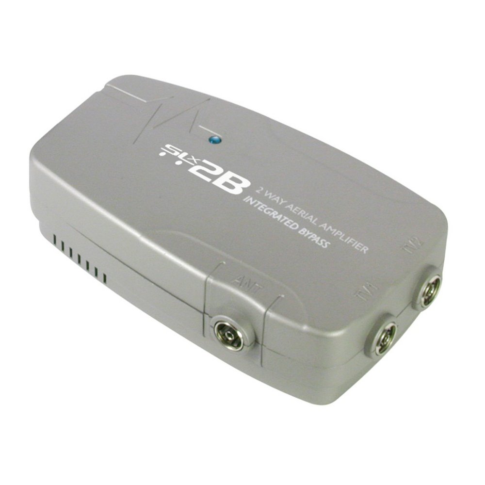 2 Way Satellite Signal Booster, 4G Compatible