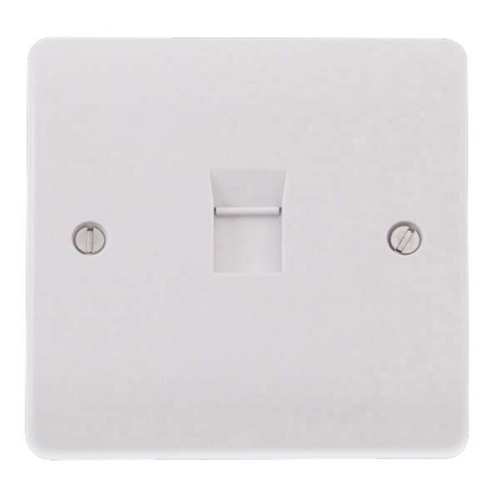 Click Mode 1 Gang Single RJ45 CAT5E Socket