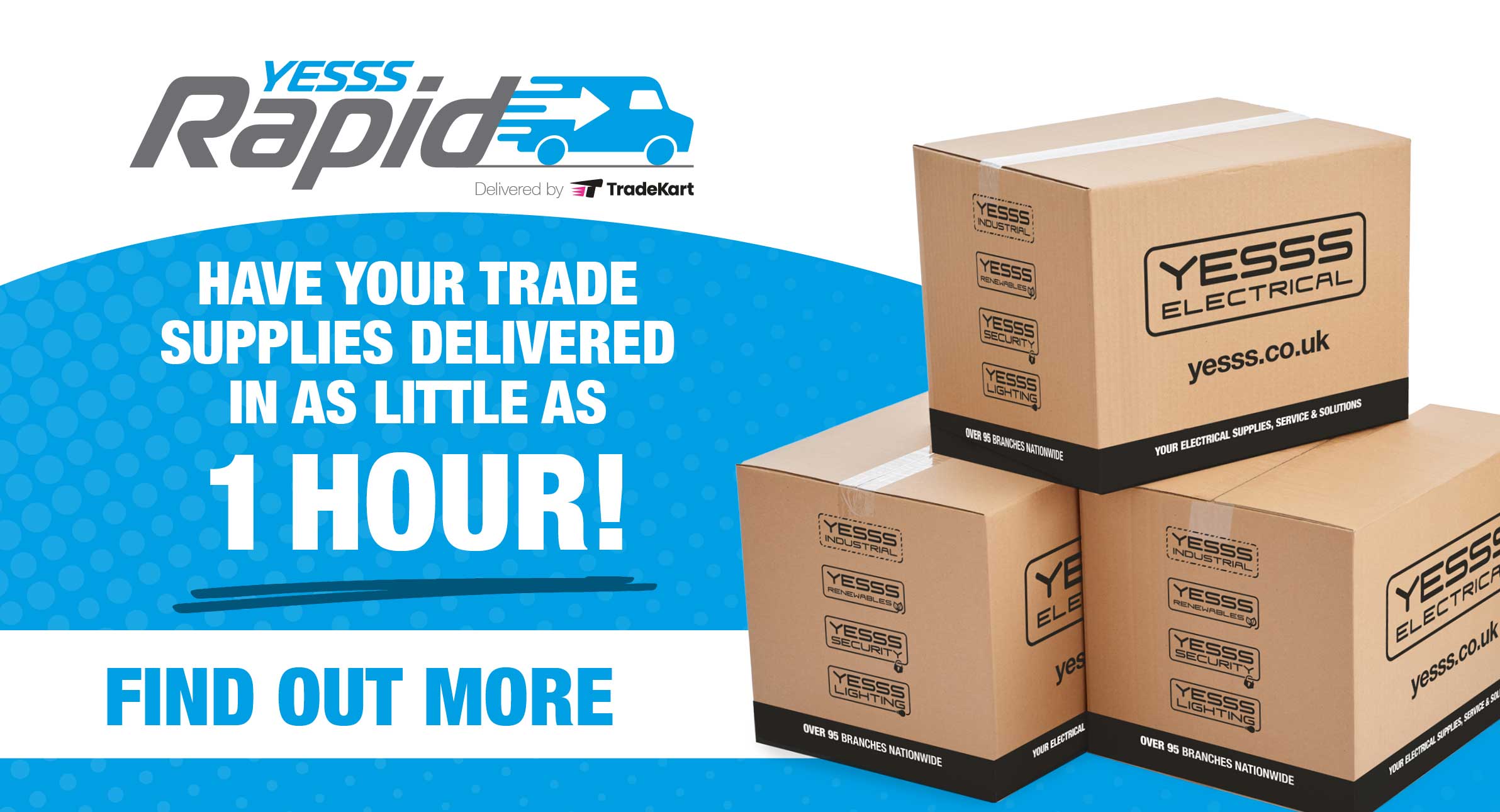 Electrical Wholesalers UK-wide | Electrical Supplies | YESSS Electrical