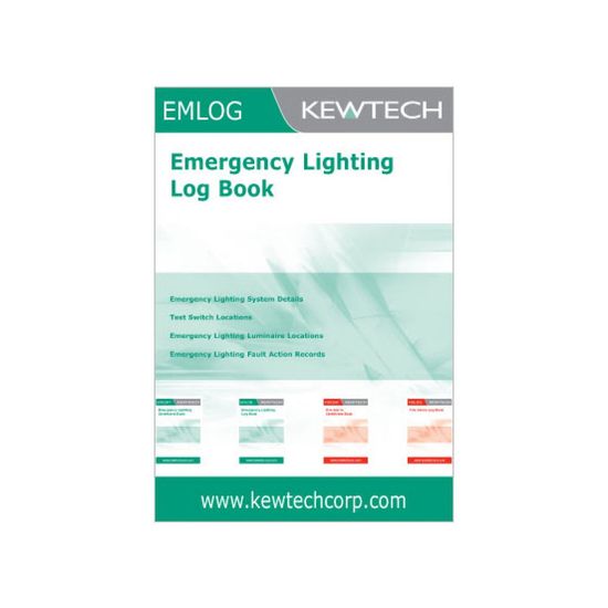 Emergency Lighting Log Book A4