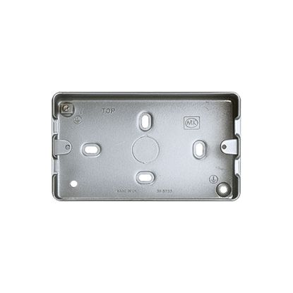 Metalclad Plus 13A 2 Gang DP Switched Socket