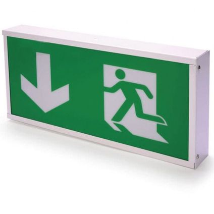 HSEM/LEDEBD Hispec Rhine 5W Universal LED Emergency Exit Box, Arrow ...