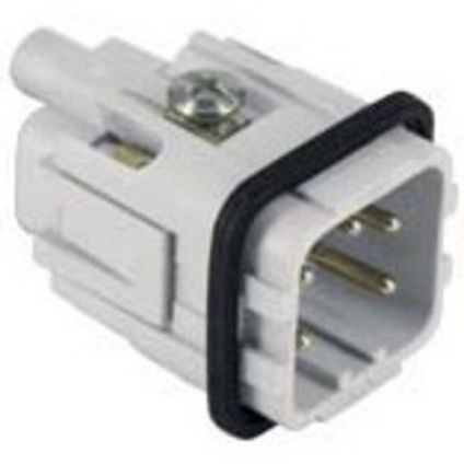 JKM04 ILME Male Insert, 10A, 4 Pole + Earth, 21.21, 230V/400V, 4kV ...
