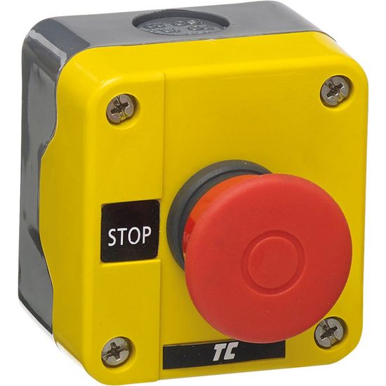 Plastic Boxed Emergency Stop Station (IP65) Pull Release + 2N/C