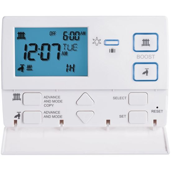 Digital Heating Programmer, 7 Day, 2 Channel, White