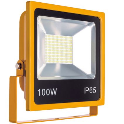 FLSMD100Y-1 Red Arrow 100W LED Site Floodlight, 6500K, 8000lm, IP65 ...