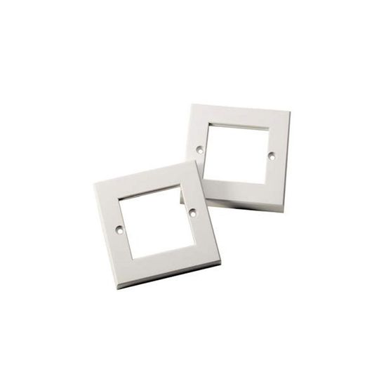1 Gang 2 Module Compact Euro Faceplate